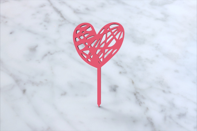 Archivo STL Topper cake heart 🍰・Modelo para descargar y imprimir en 3D ...