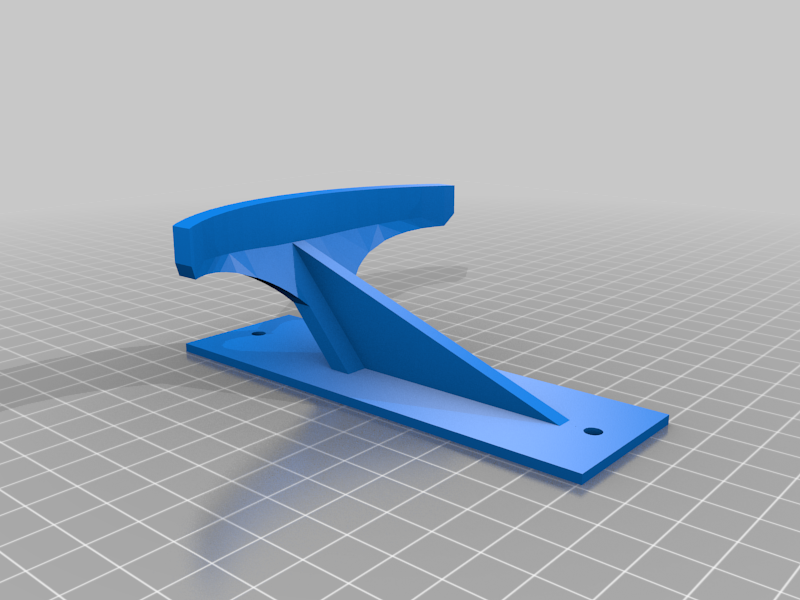 🎩 190mm hat rack・Free STL File for ・Cults