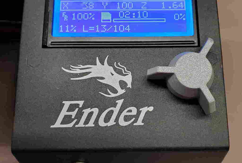 🔧 Ender 3 LCD Knob・Archivo STL Gratis para ・Cults