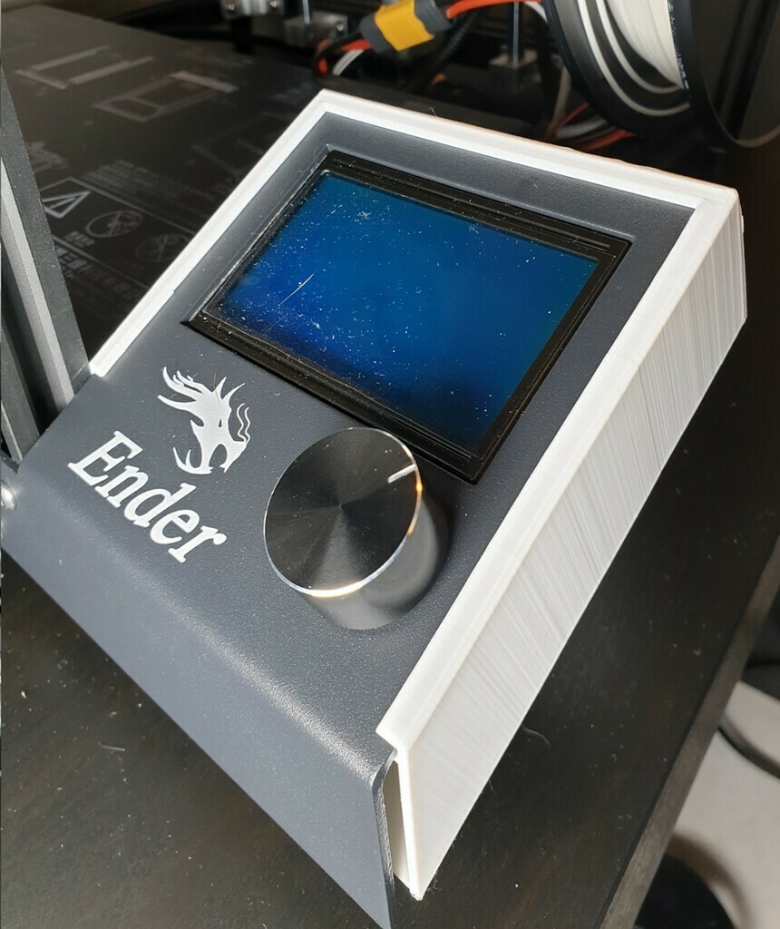 🎛️ Ender-5 Control Panel Back Cover SLIM・Free 3D File for ・Cults