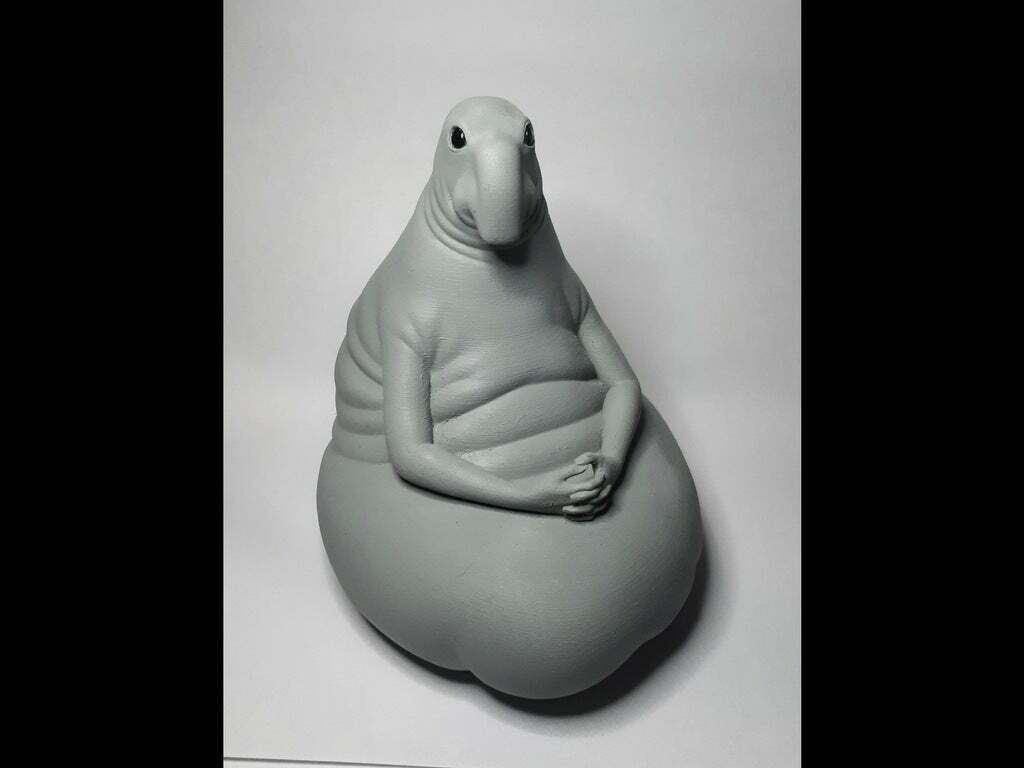 🤲 Homunculus loxodontus (detailed hands)・Free OBJ File for ・Cults