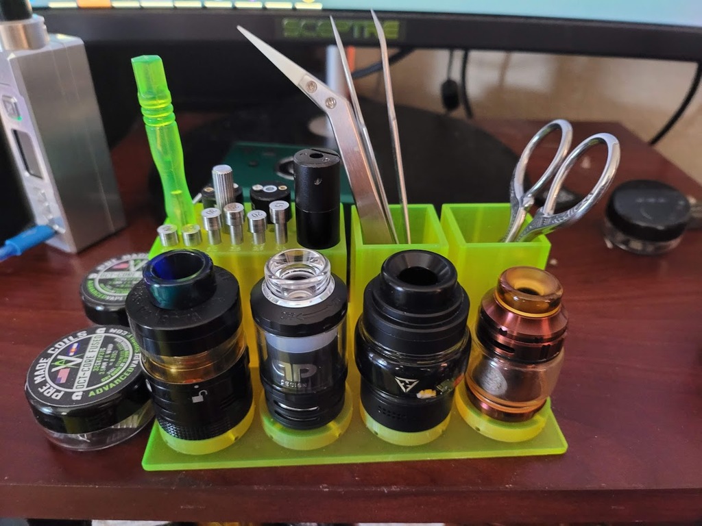 Free 3D file Vape Tools & Atomizer Station 🚉 ・Object to download and to ...