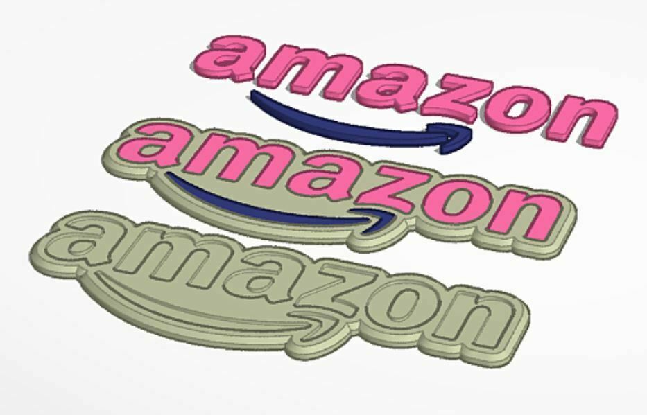 🚩 Amazon Logo・Free 3D File for ・Cults