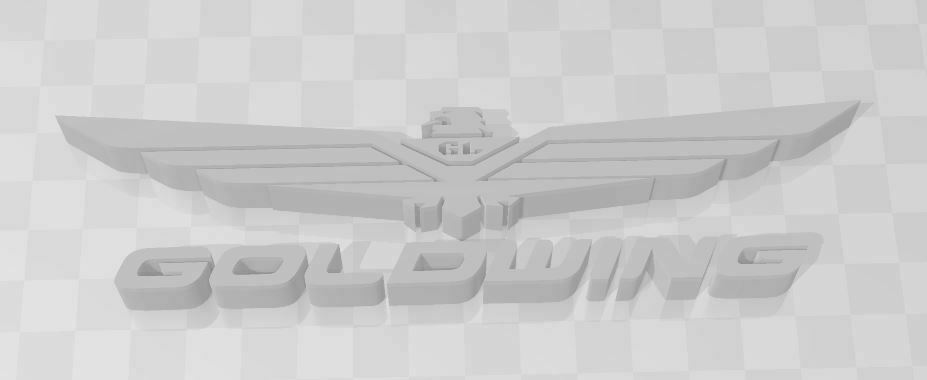 🪶 Honda Gold Wing Logo・Free 3D File for ・Cults