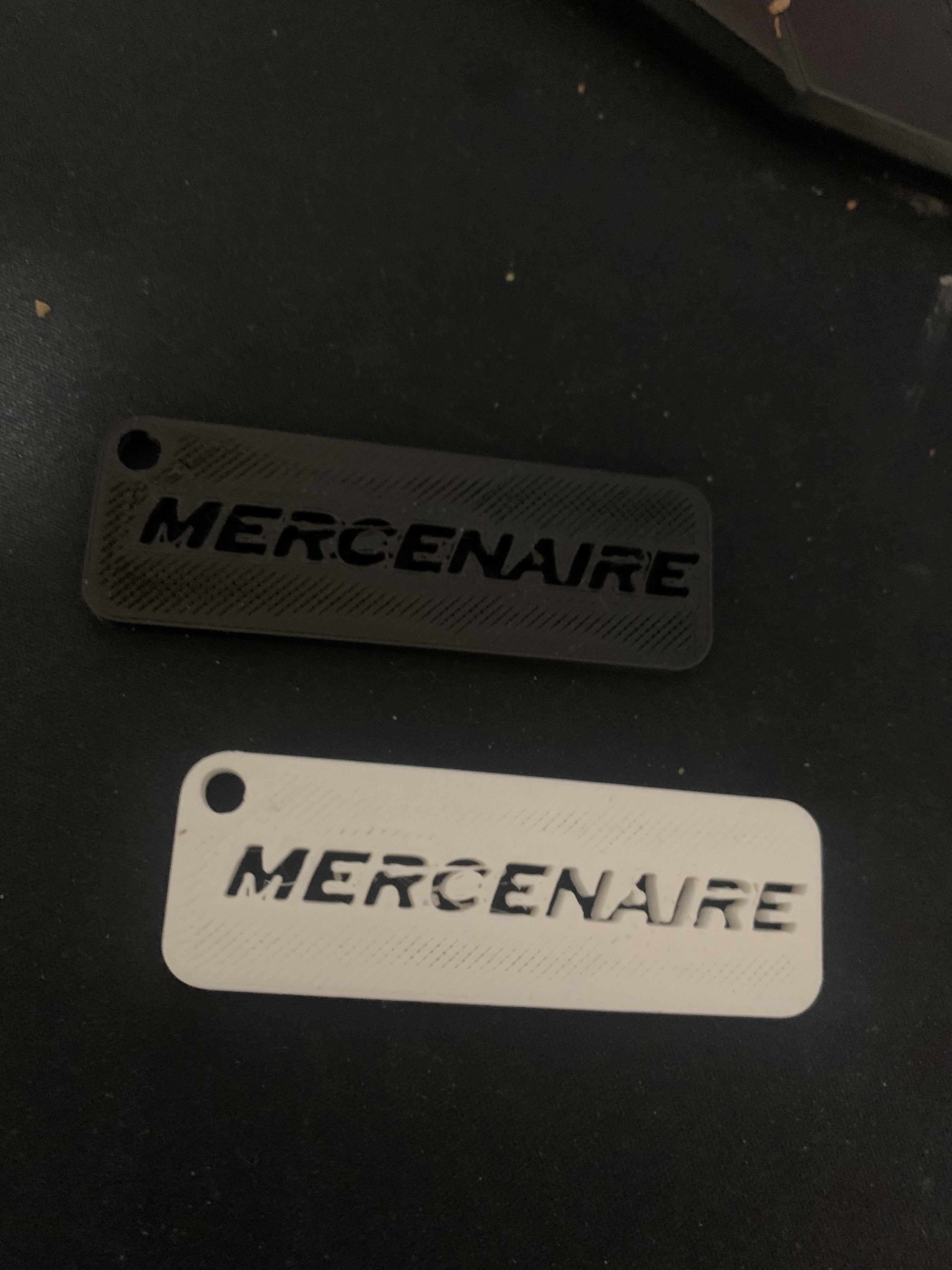 Free STL file mercenary key ring 🔑・3D printer model to download・Cults