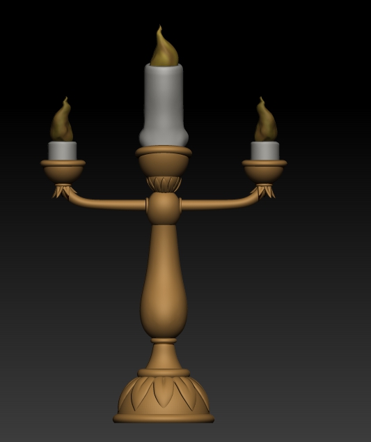 Fichier STL lumiere beauty and the beast 🗿 ・Design pour imprimante 3D à ...