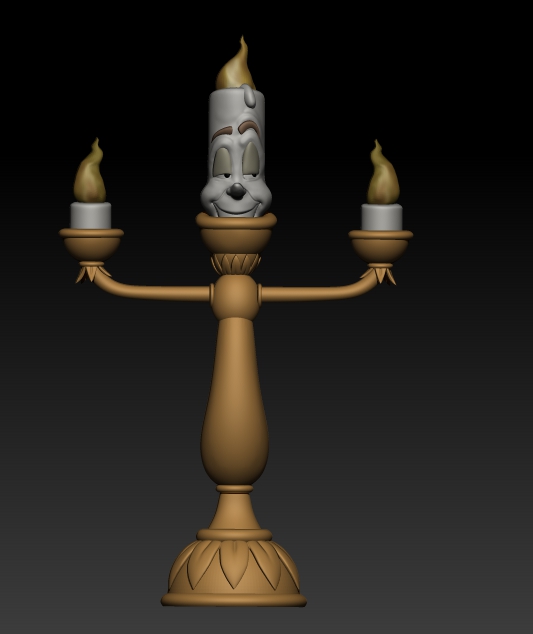 Fichier STL lumiere beauty and the beast 🗿 ・Design pour imprimante 3D à ...
