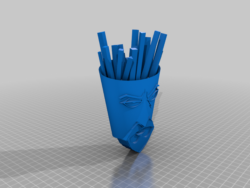 Free 3D file Frylock from Aqua Teen Hunger Force 🍟 ・Template to ...