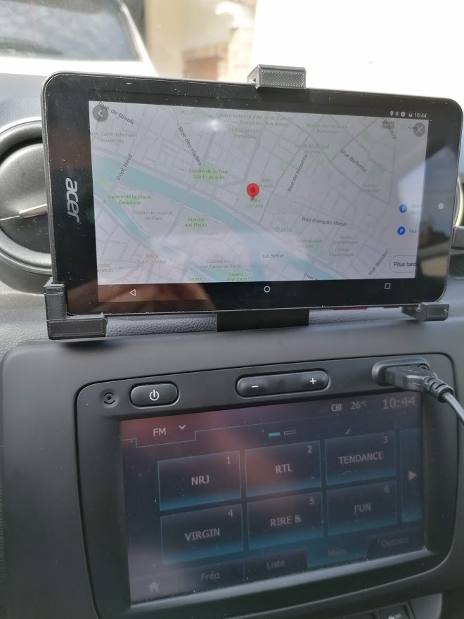 📞 Dacia Duster 2 Tablet or Phone Holder・Free STL File for ・Cults