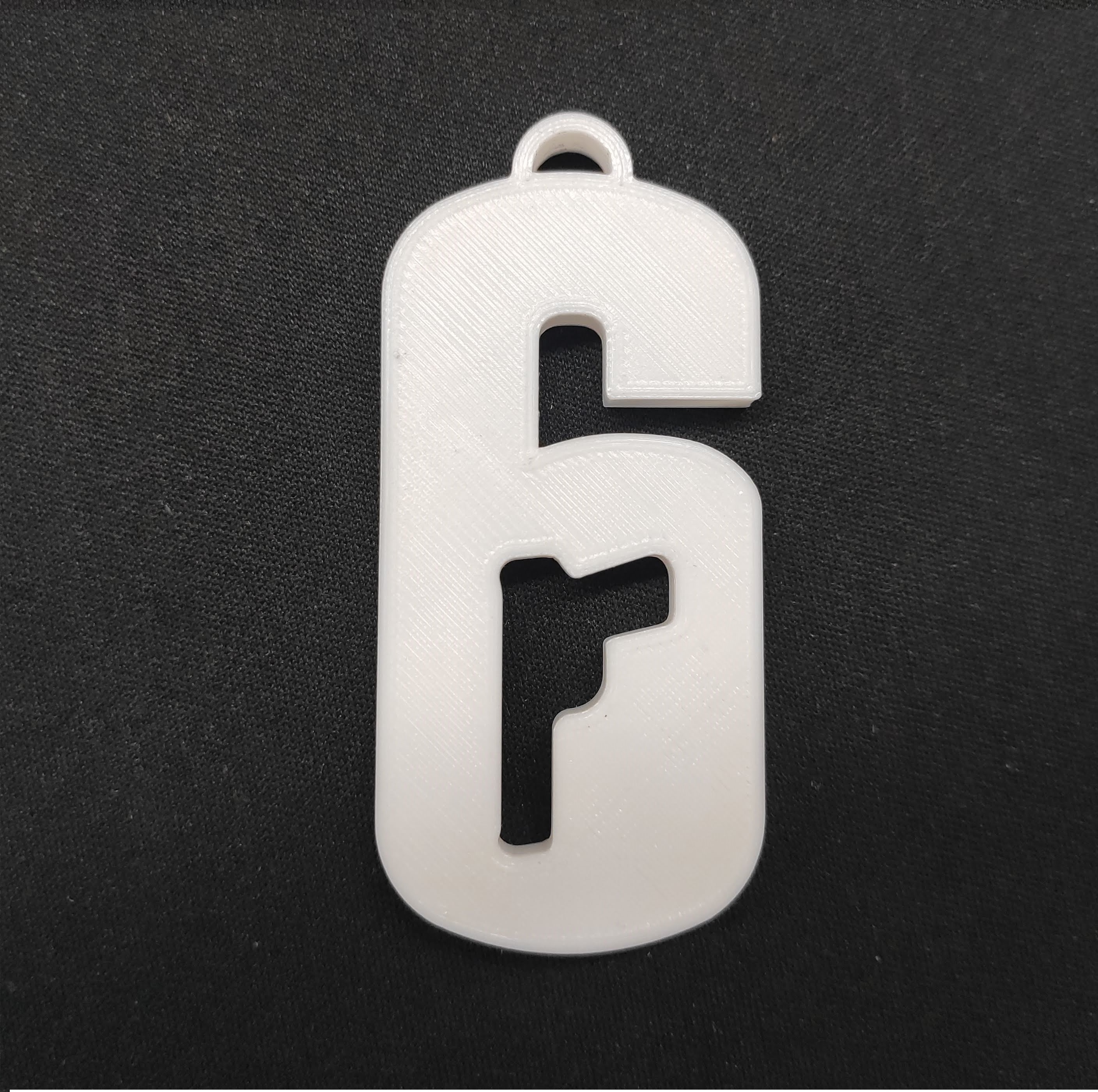 🌈 Rainbow Six Siege Keychain Logo・Free STL File for ・Cults