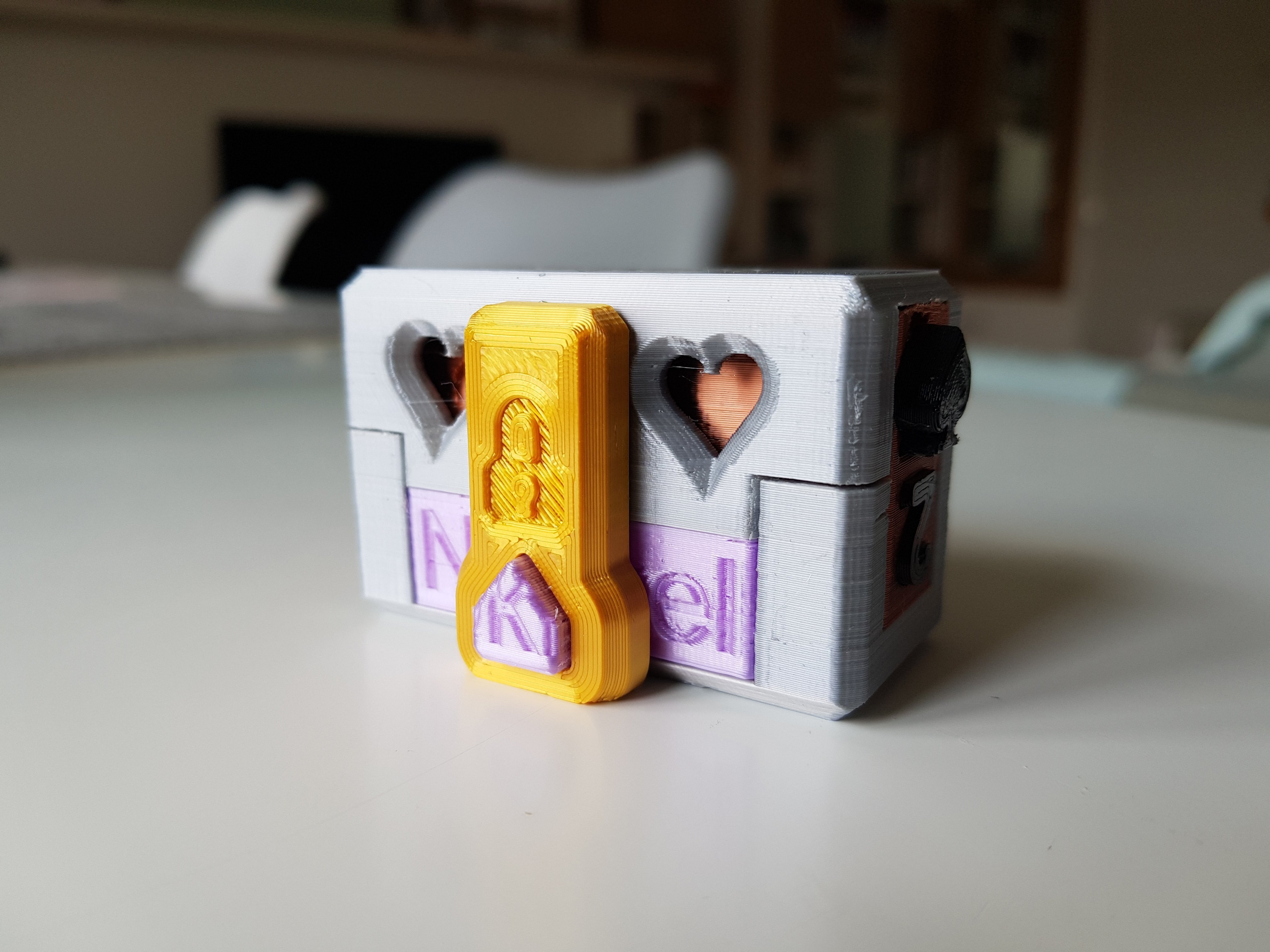 3D print The Key - Puzzle Box・Cults