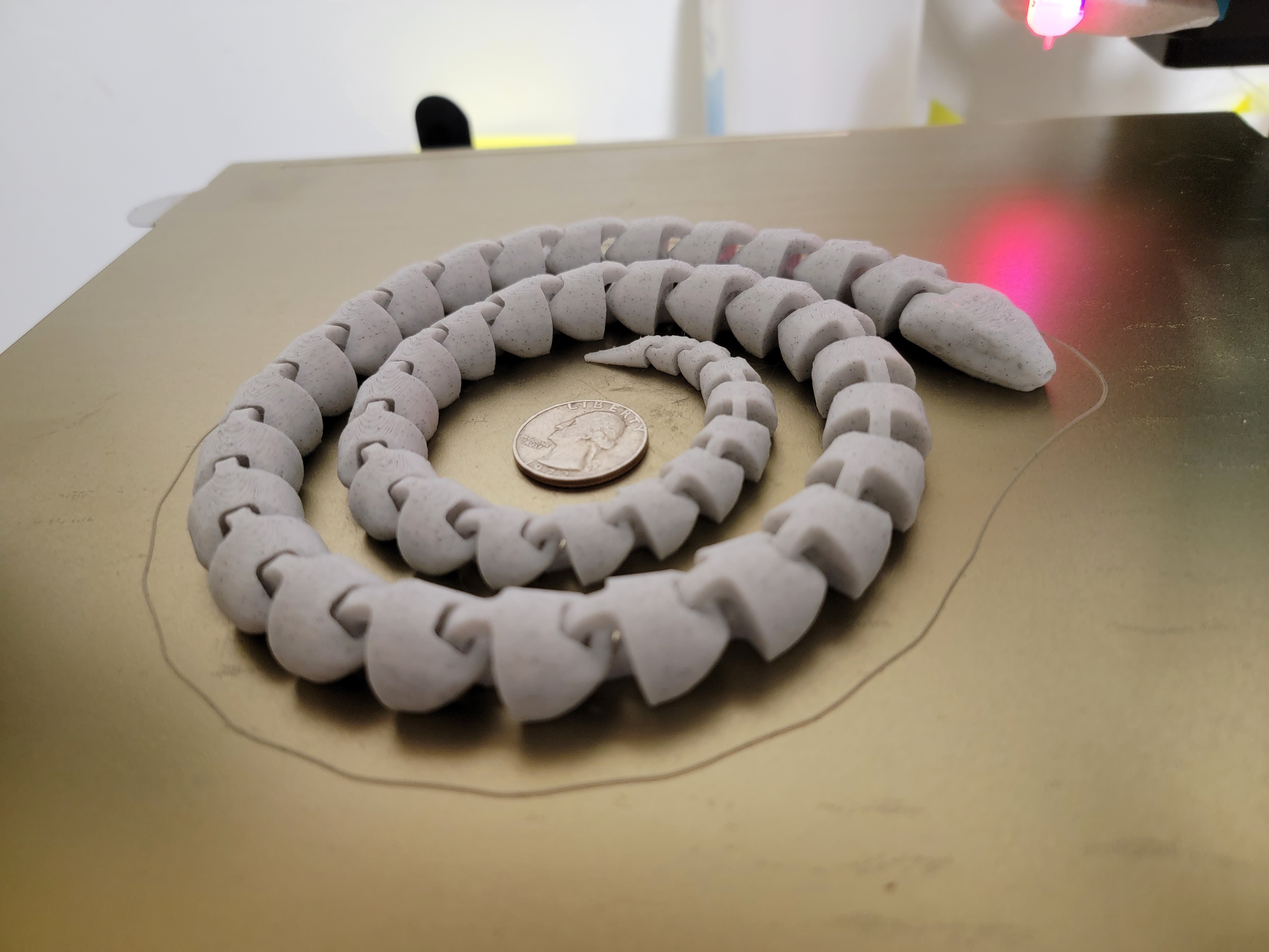 3D printing Articulated Snake v1 by Onasiis・Cults