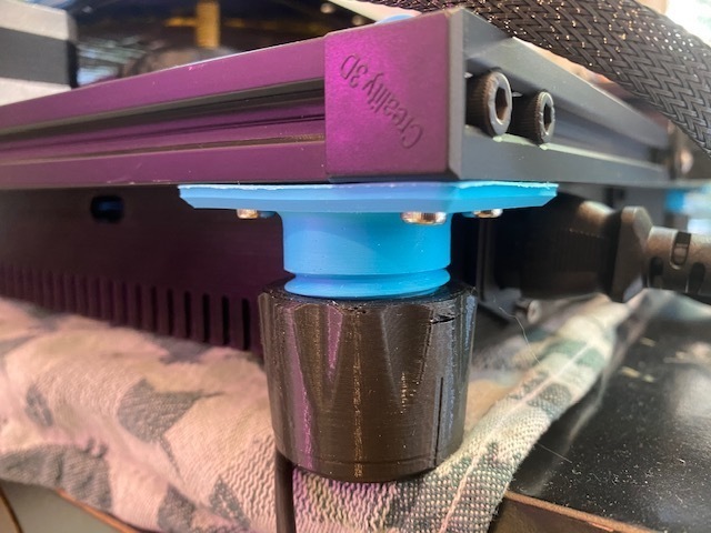 🖨️ Raised 3d printer feet - with F3d File・Free STL File for ・Cults