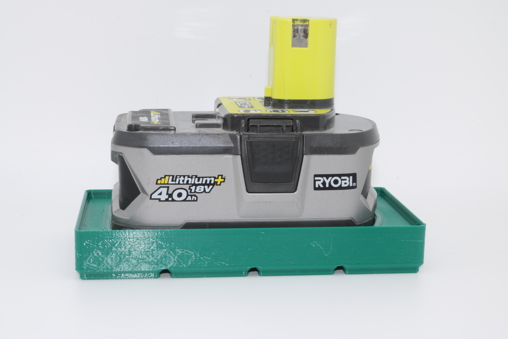 🔋 Gridfinity Ryobi Battery Holder・Free 3D File for ・Cults