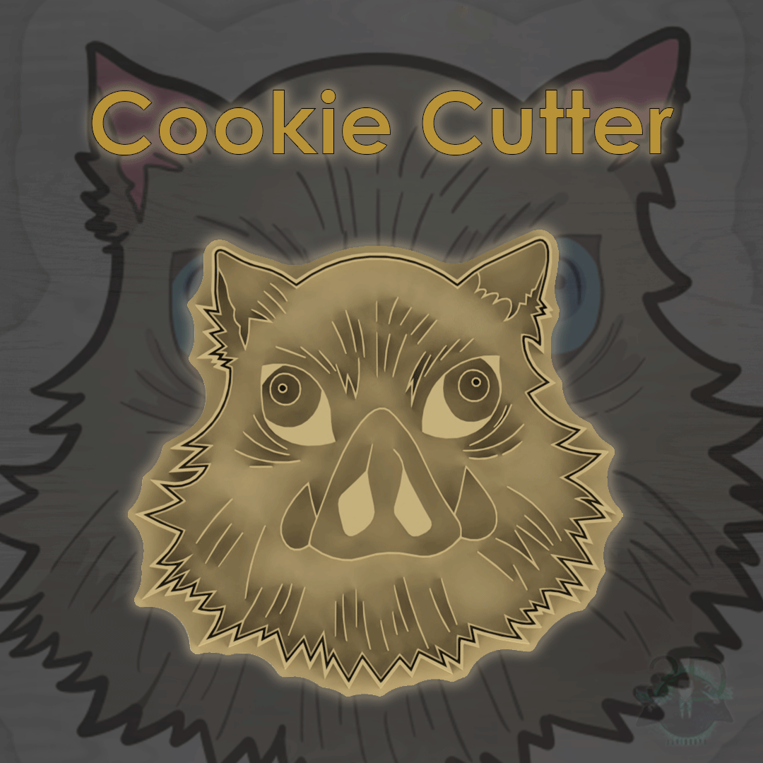 STL file INOSUKE COOKIE CUTTER / KIMETSU NO YAIBA 🍪 ・Model to download ...