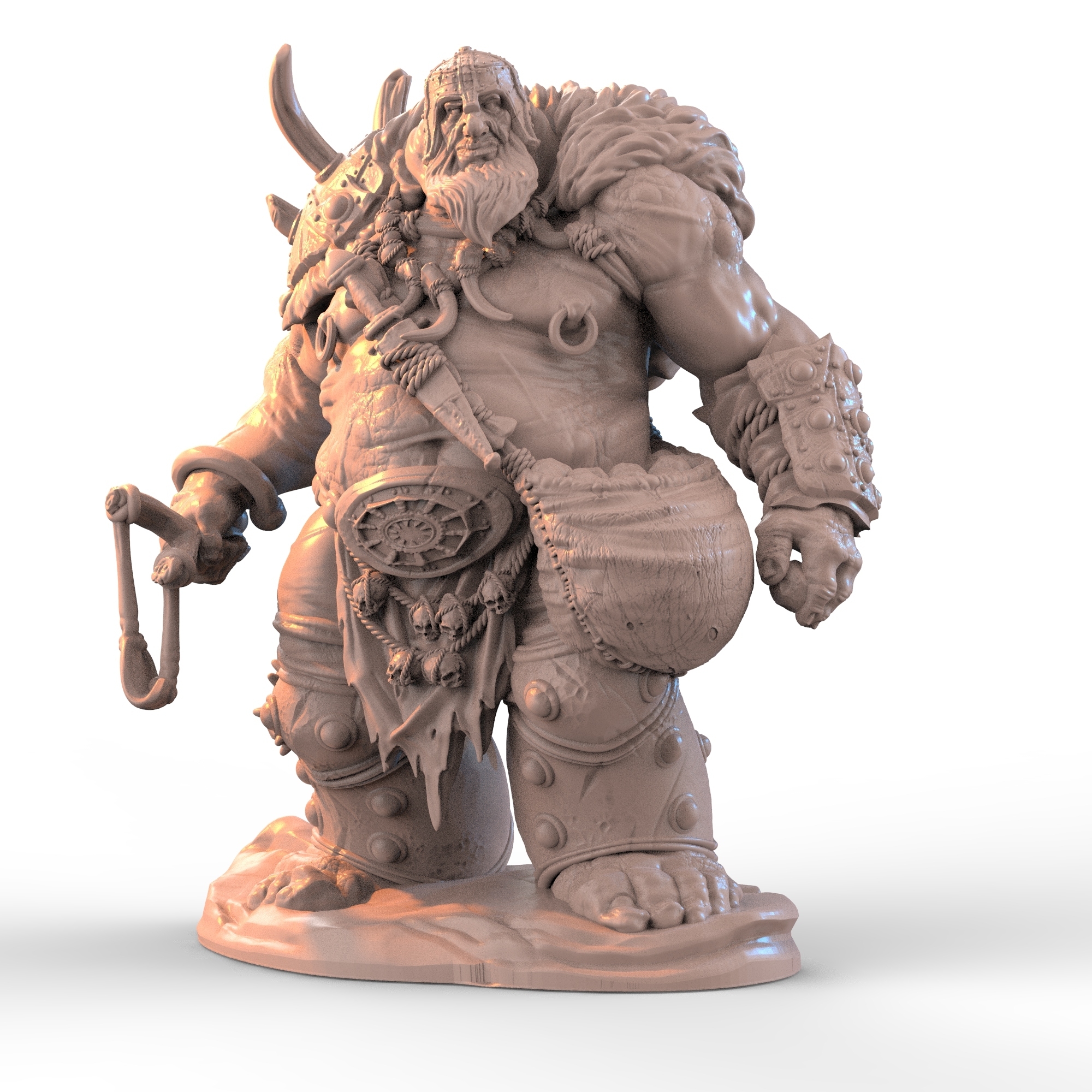 STL file Ogre The Slingshotter - The Dragon Knights 👹 ・3D printing idea ...