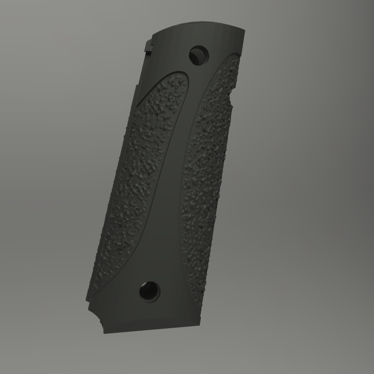 🌉 COLT 1911 CLASSIC SHAPE GRIP LAKES AND BRIDGE・ 3D File for ・Cults