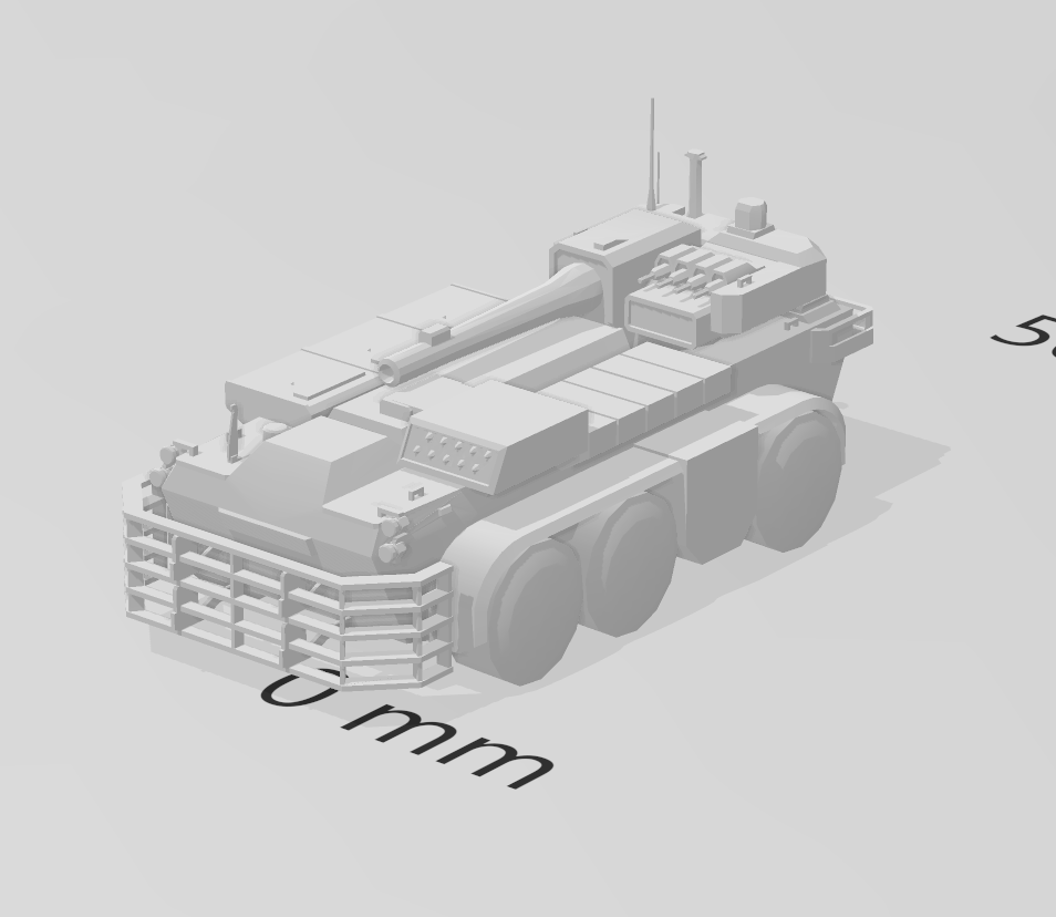 🎲 Valiant Wheeled Combat Vehicle・Free STL File for ・Cults
