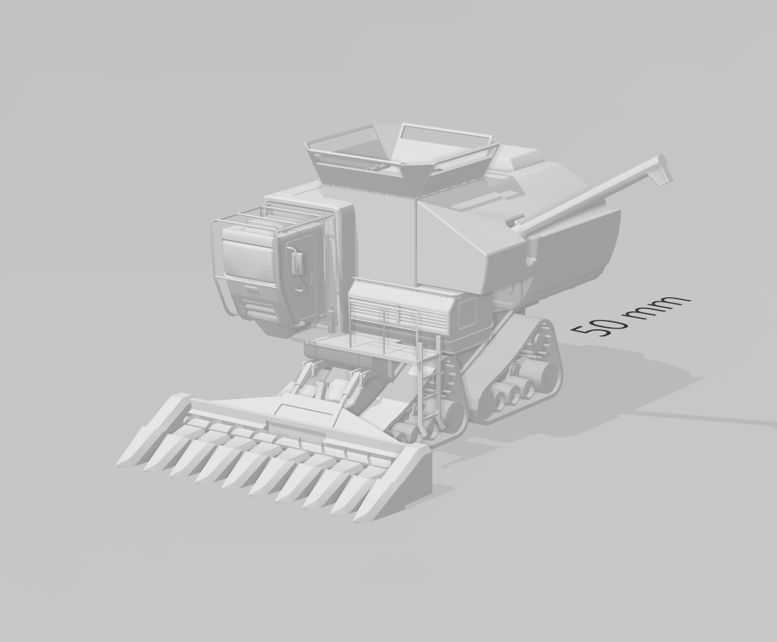 🎲 Sci Fi Harvester・Free STL File for ・Cults