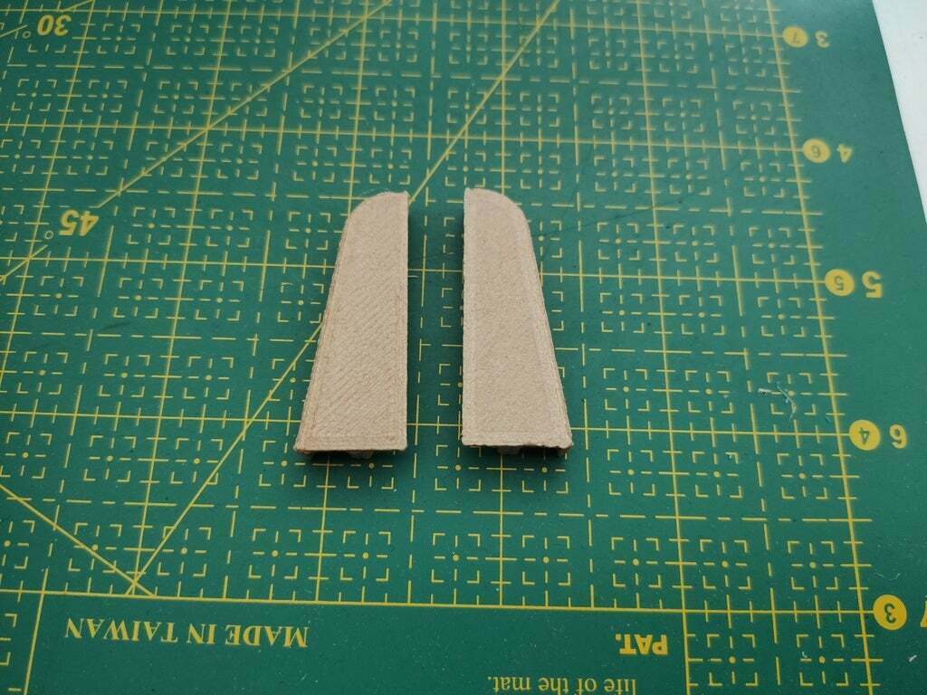 Free STL file Laminate floor bindings ends - profile 40x14 🏠 ・3D print ...