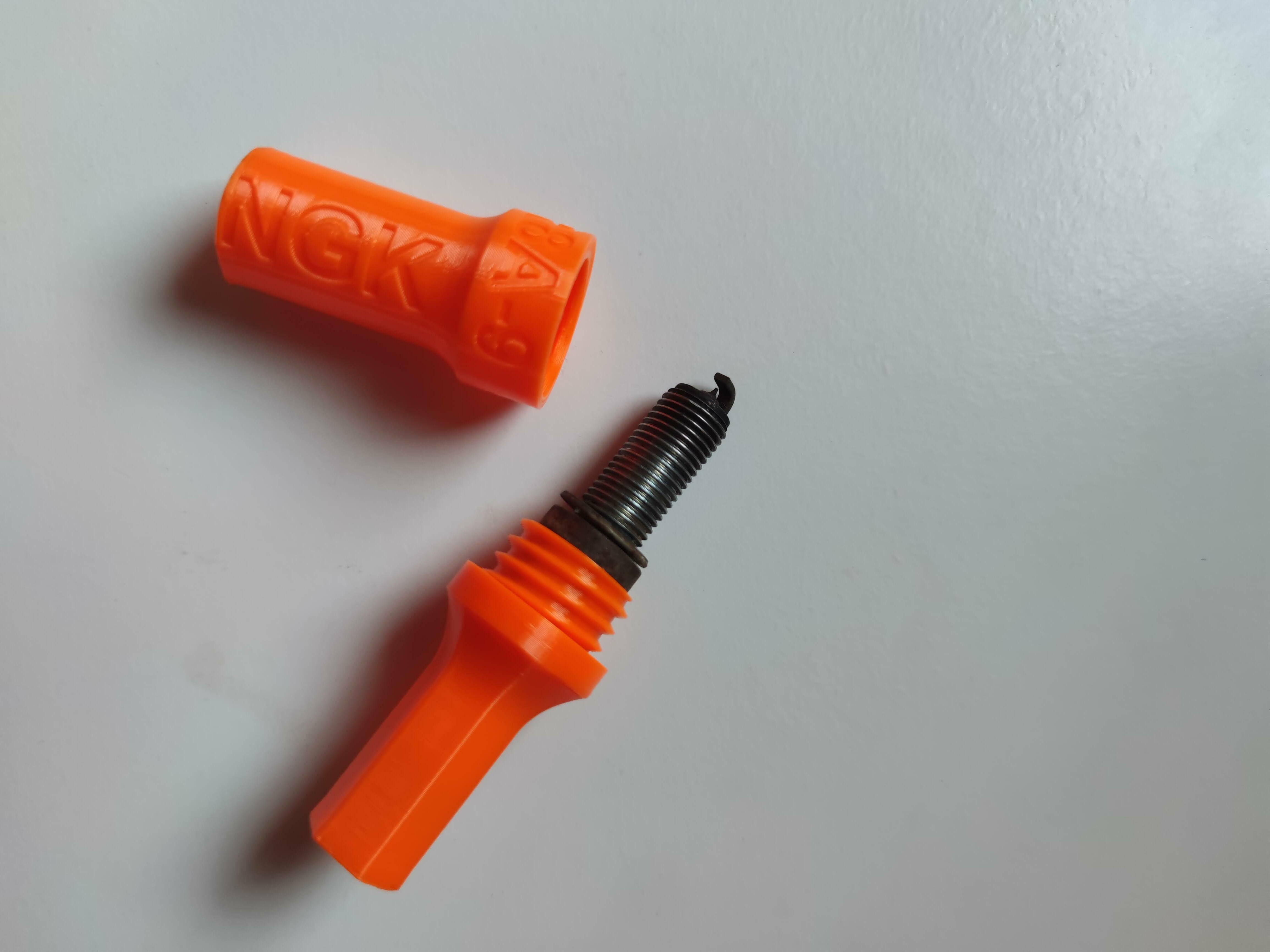 STL file KTM - NGK LKAR8A-9 spark plug waterproof case 🔌・3D printing template to download・Cults