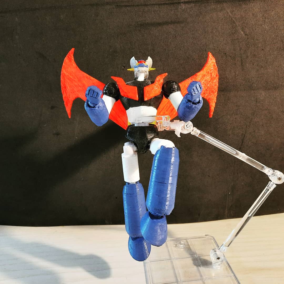 🎨 Figura de acción de Mazinger Z + Jet Scrander・Archivo 3D Gratis para ...