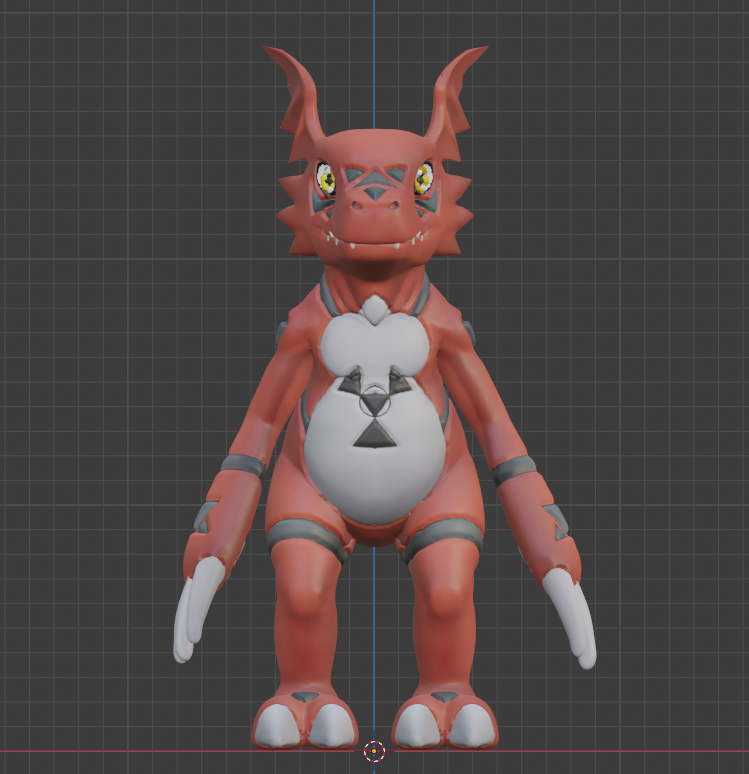 Fichier STL gratuit Figure Guilmon de base 🐉・Idée pour impression 3D à ...