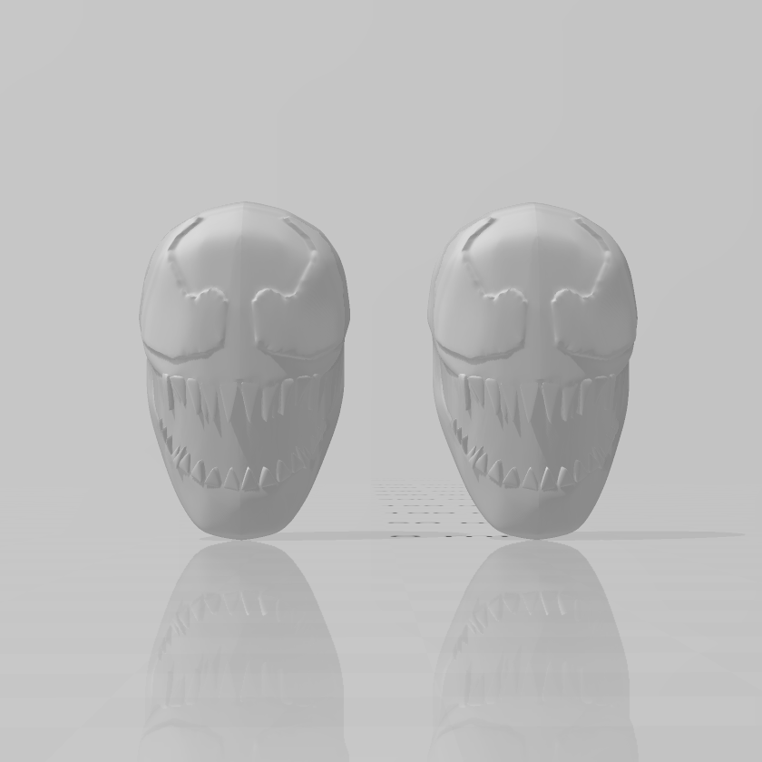 STL file Custom Venom Head (Marvel Legends) 🦸‍♂️・Model to download and ...