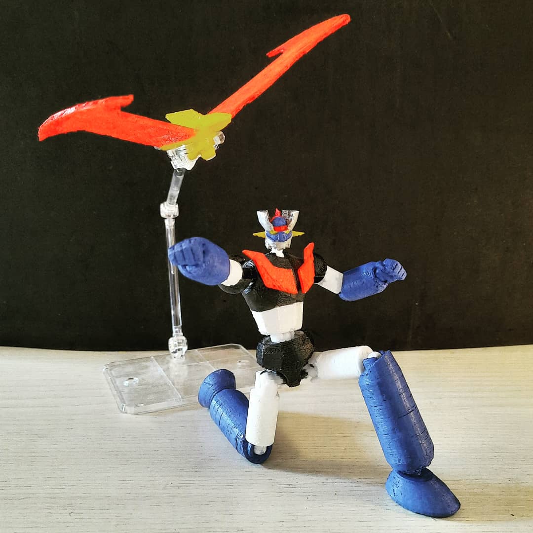 🎨 Figura de acción de Mazinger Z + Jet Scrander・Archivo 3D Gratis para ...