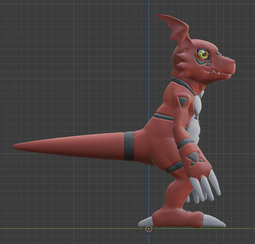 Fichier STL gratuit Figure Guilmon de base 🐉・Idée pour impression 3D à ...