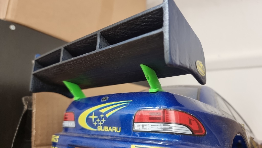 Free 3D file Spoiler mod for 1/10 R/C subaru srt 🚁 ・3D printable model ...
