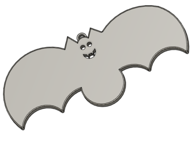 Free 3D file Decoration Bat 🦇 ・3D printer model to download・Cults