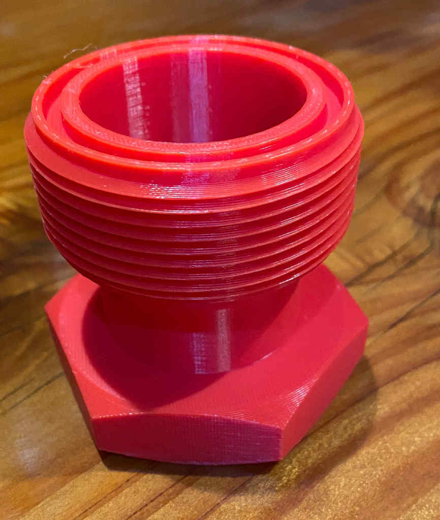 🎱 Coleman drain to Intex Pump fitting・Free 3D File for ・Cults