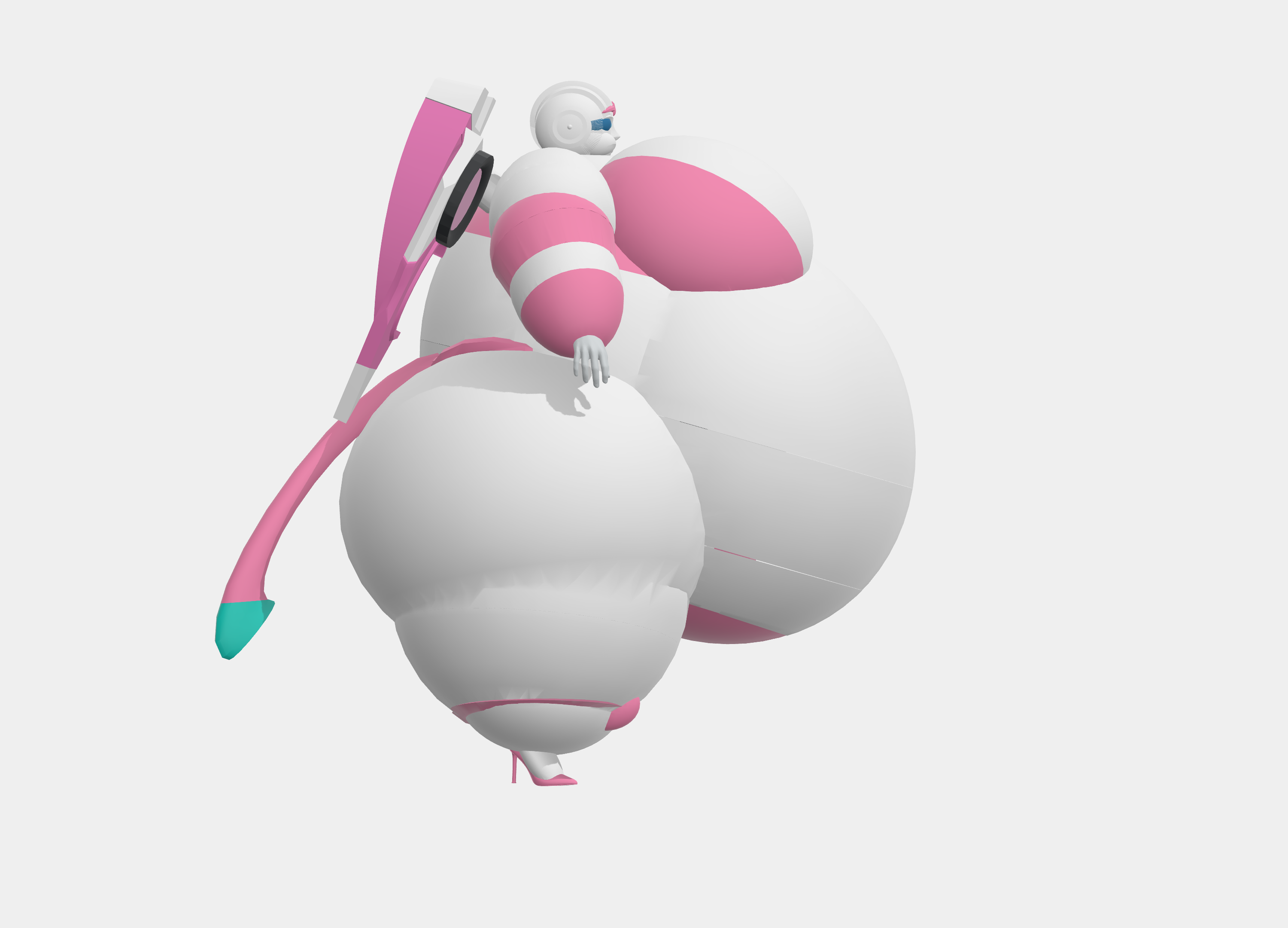 🤖 Fat Big Firebird Arcee (Neutral)・Free 3D File for ・Cults