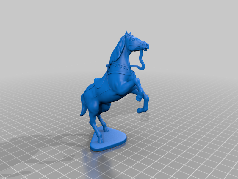 Free STL file The horse reared up (copy from scale 1:43) 🐎 ・3D printing ...
