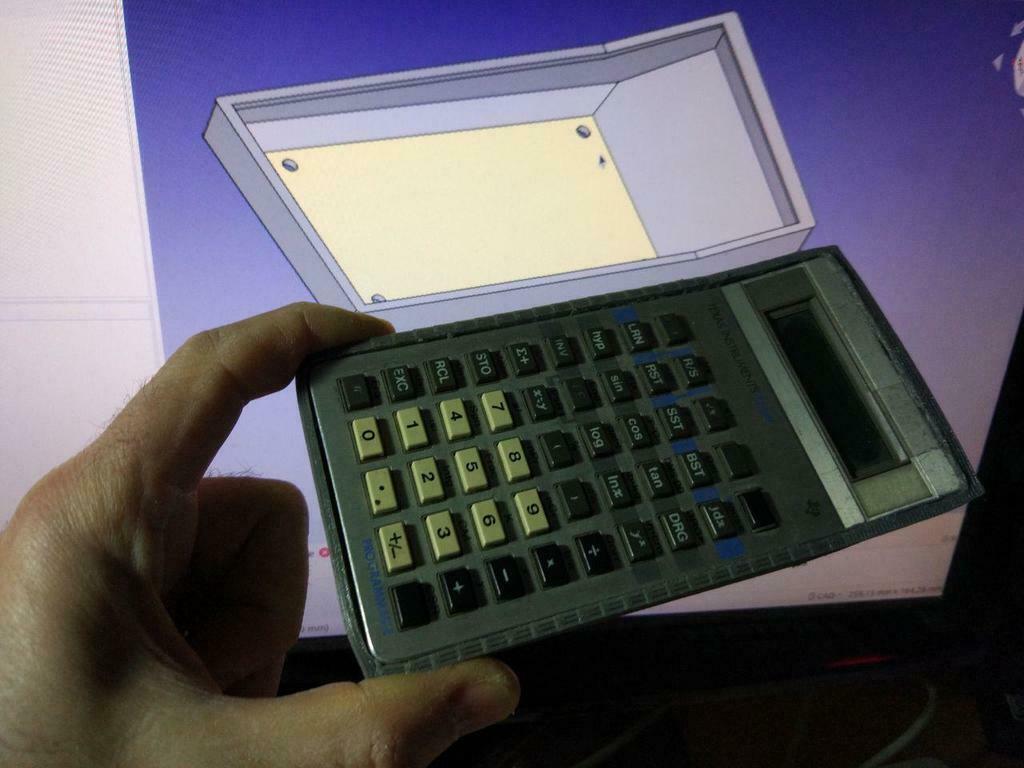 Archivo STL gratis TI-56 TEXAS INSTRUMENTS calculadora de protección ...
