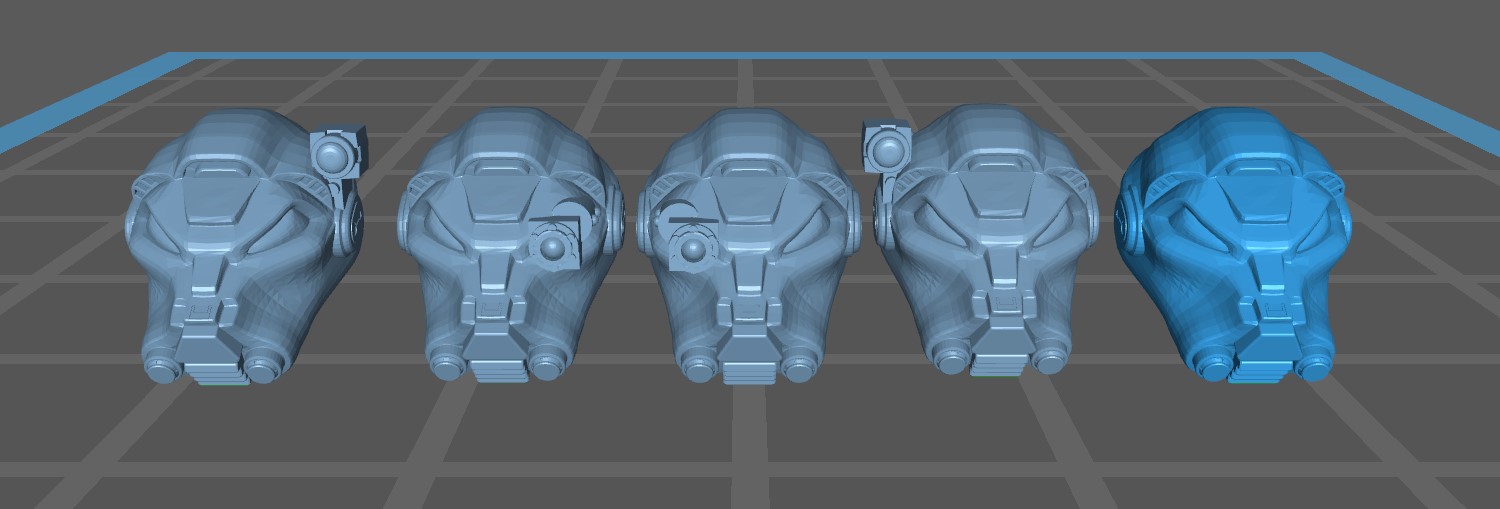 🎲 Alternate Terminator Helmets・Free STL File for 3D printing・Cults