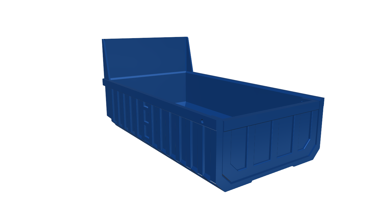 STL file 1/14 OLD Dumpcase/Tipperbox 👴 ・Template to download and 3D ...