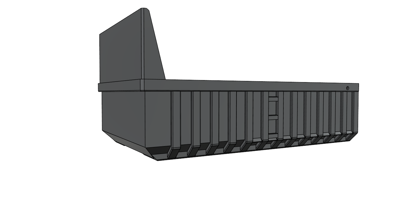 STL file 1/14 OLD Dumpcase/Tipperbox 👴 ・Template to download and 3D ...