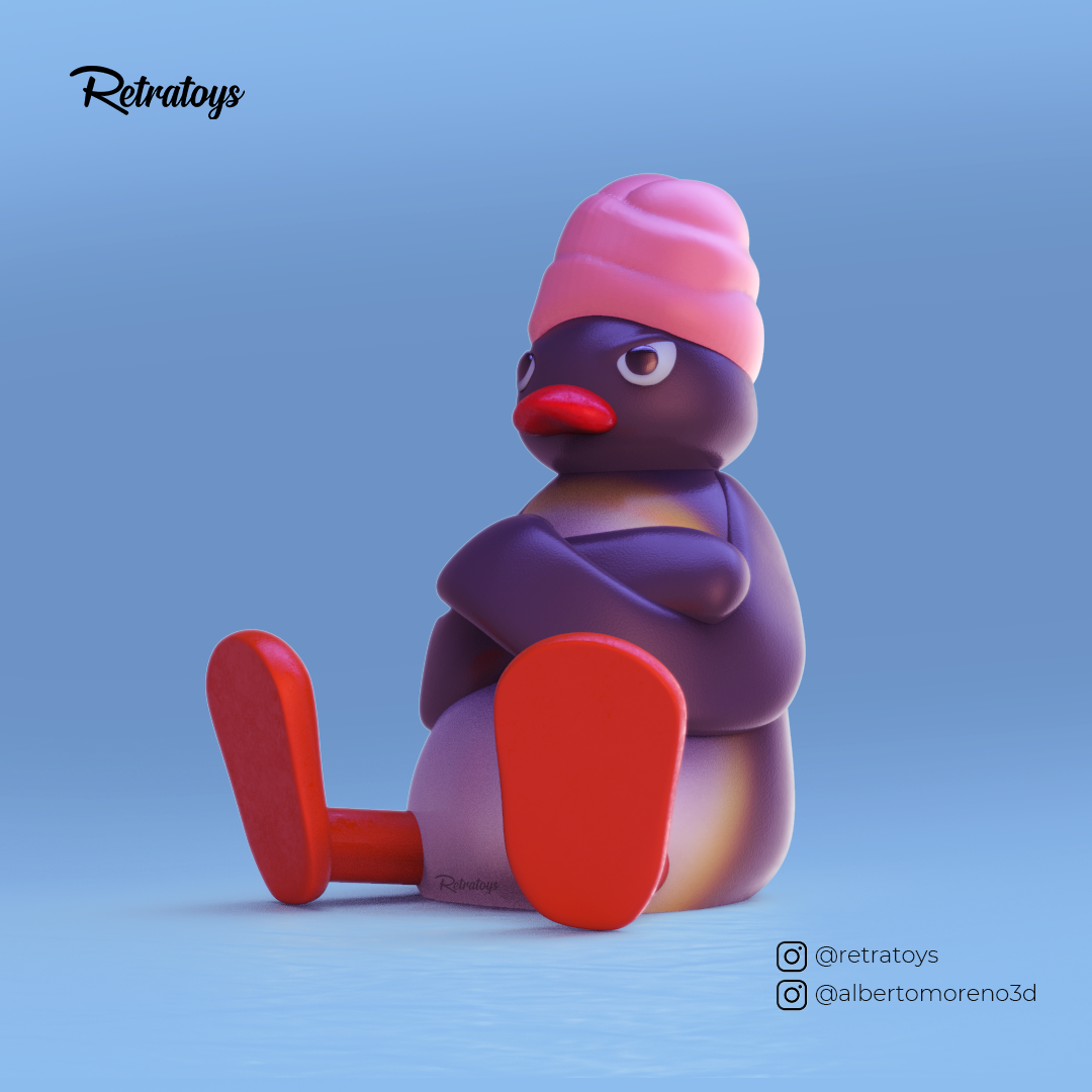 STL file Angry Pingu (eleven children) 😡 ・3D printable model to ...