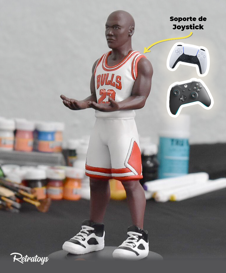 STL 文件 MOBILE PHONE AND JOYSTICK HOLDER: MICHAEL JORDAN BULLS NBA 📞 ・可 ...