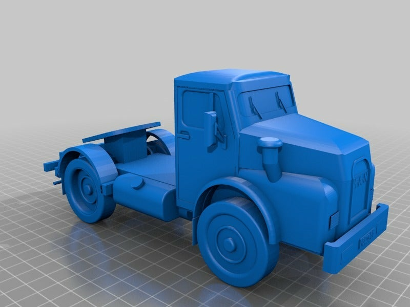 👨 MAN Truck・Free STL File for ・Cults