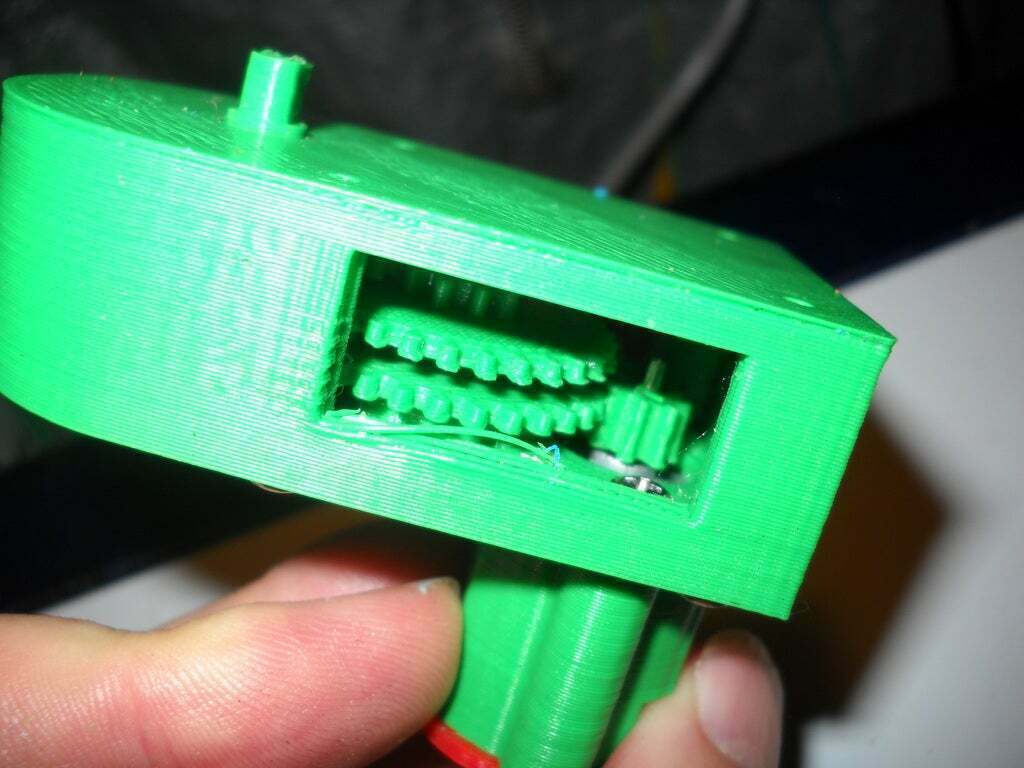🤏 small gear box v2 4 stage high reduction・Free STL File for ・Cults