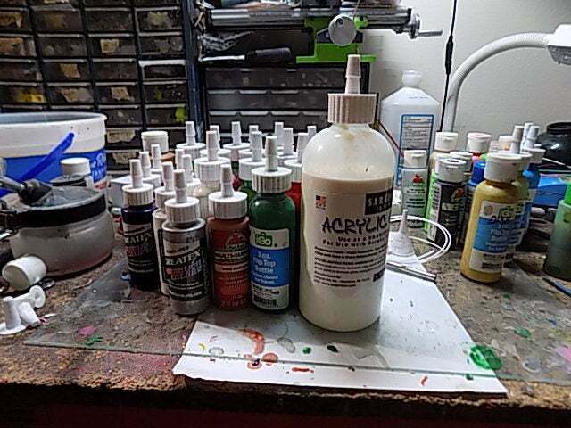 🎨 airbrush paint drip tops small med and large・Free STL File for ・Cults