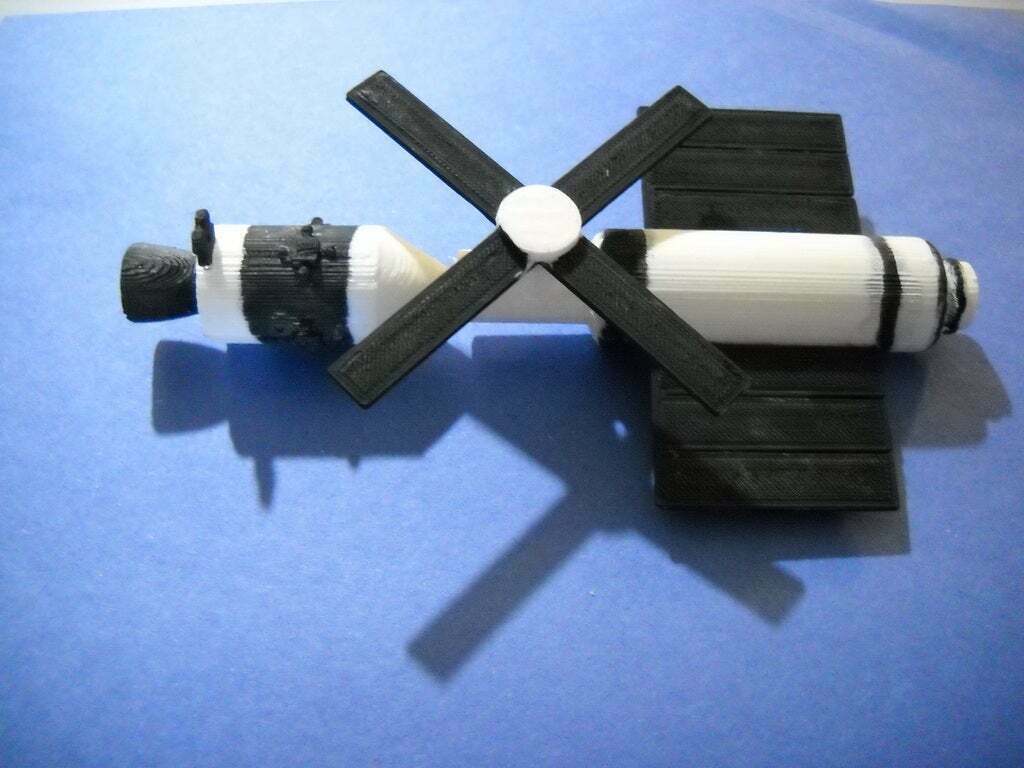 Free STL file space station Skylab 🛰 ・Object to download and to 3D ...