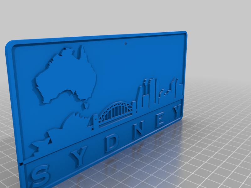 Free 3D file Wall Plate Skyline - Sydney 🎨・Template to download and 3D ...