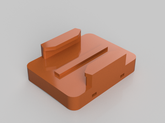 Arquivo grátis STL Soporte GoPro para casco de bicicleta 📱 ・modelo para ...