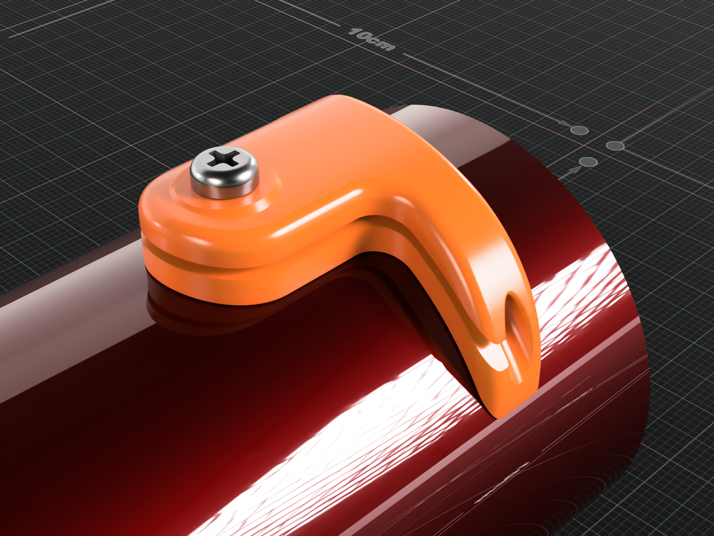 Free 3D file Bike bottom bracket shift cable guide v2 🔌 ・3D printer ...