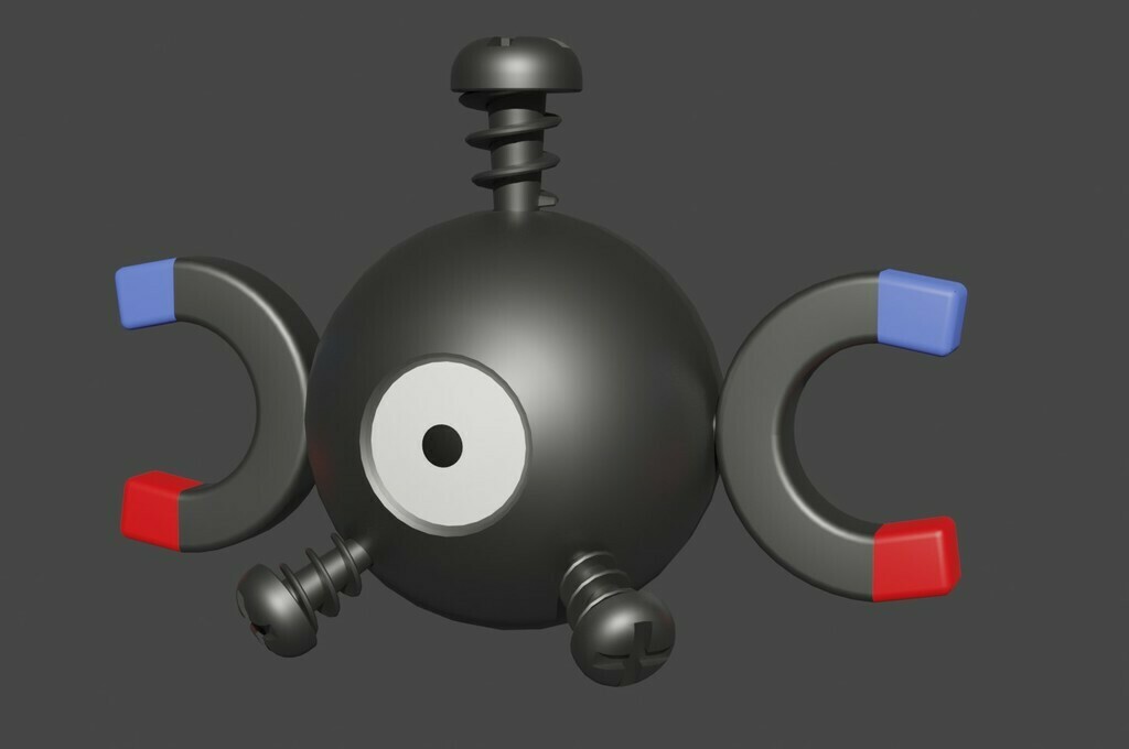 Free 3D file Pokémon magnemite large 🐉 ・3D printable object to download ...