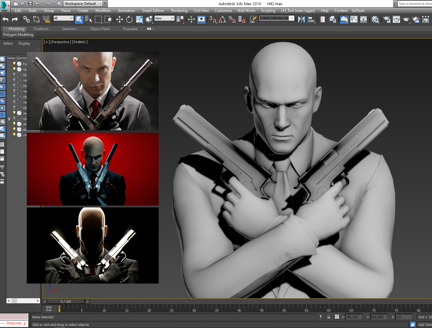 STL file Hitman 47 💼 ・3D printer design to download・Cults